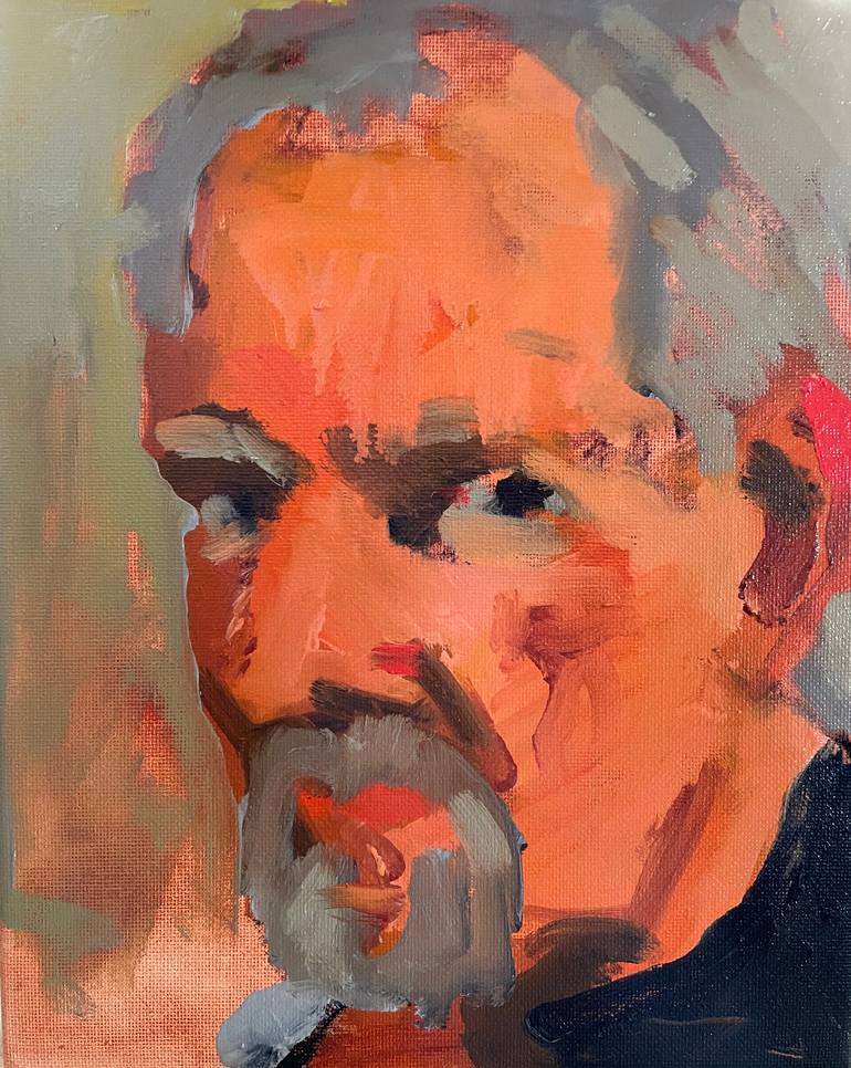 Portrait061123 Painting by Michael Neiman | Saatchi Art