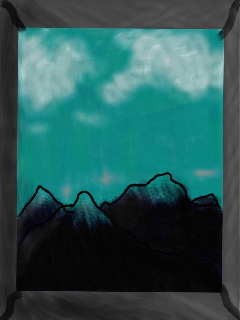 mount window Drawing by Zakaria Achak | Saatchi Art