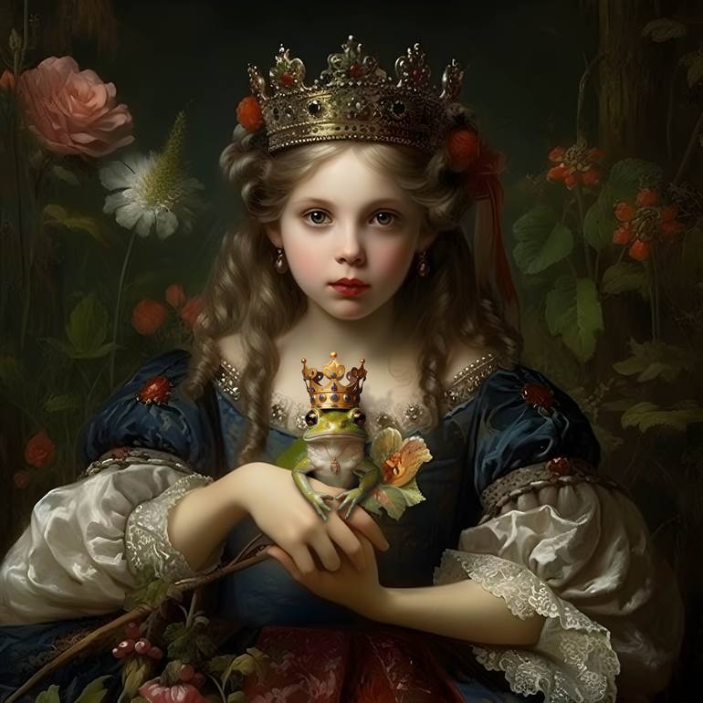 The French Frog Prince Digital by Alexandre Pelletier | Saatchi Art