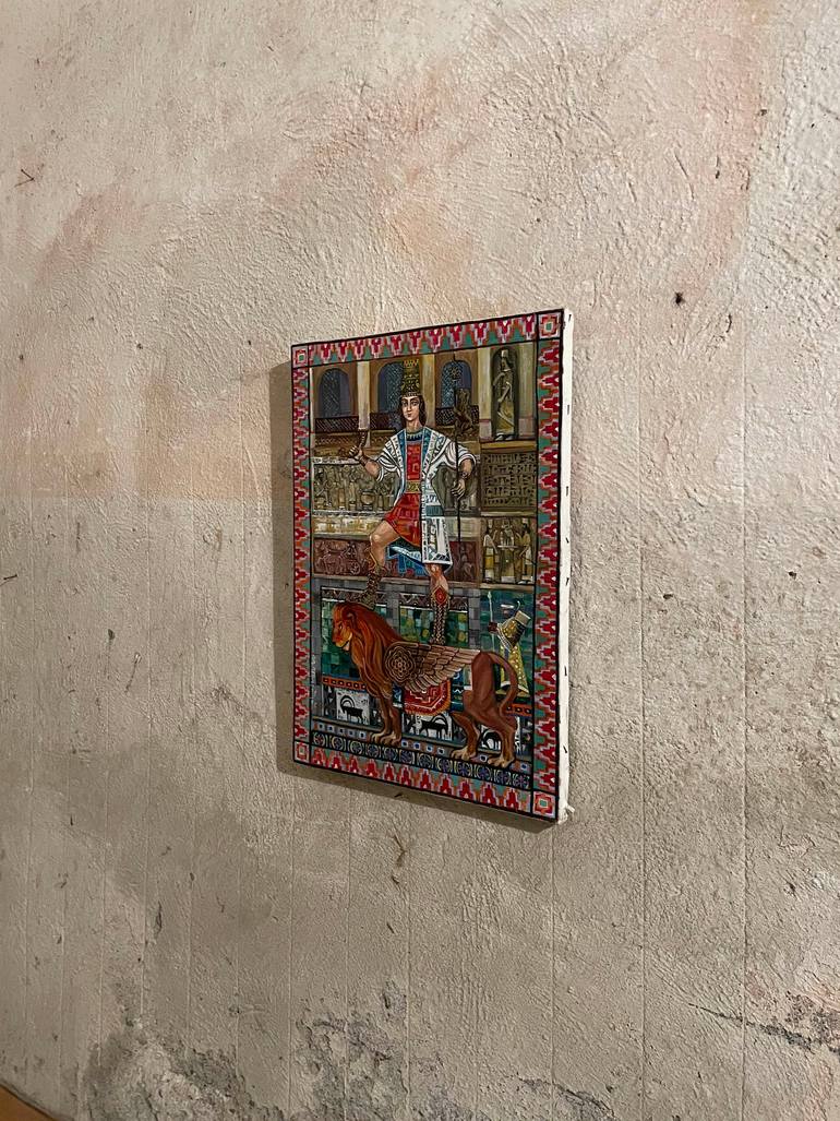 Lion Mher Painting by Tigran Tigranyan | Saatchi Art