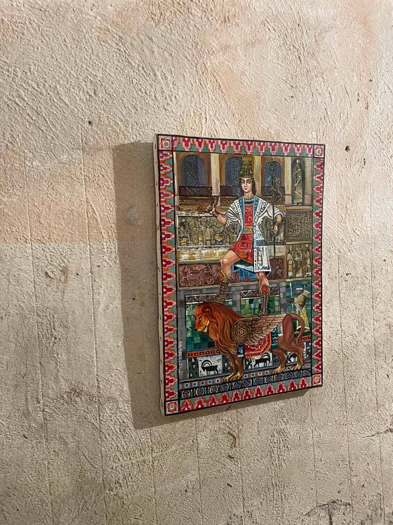 Lion Mher Painting by Tigran Tigranyan | Saatchi Art