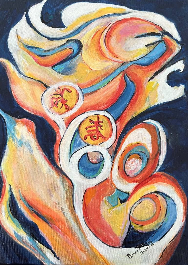 Fighting Warrior B14 Painting by Bonnie David | Saatchi Art