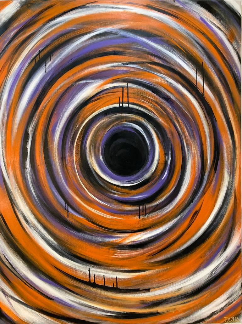 Initial Vortex Painting by Ronnie Bravo Estrada | Saatchi Art