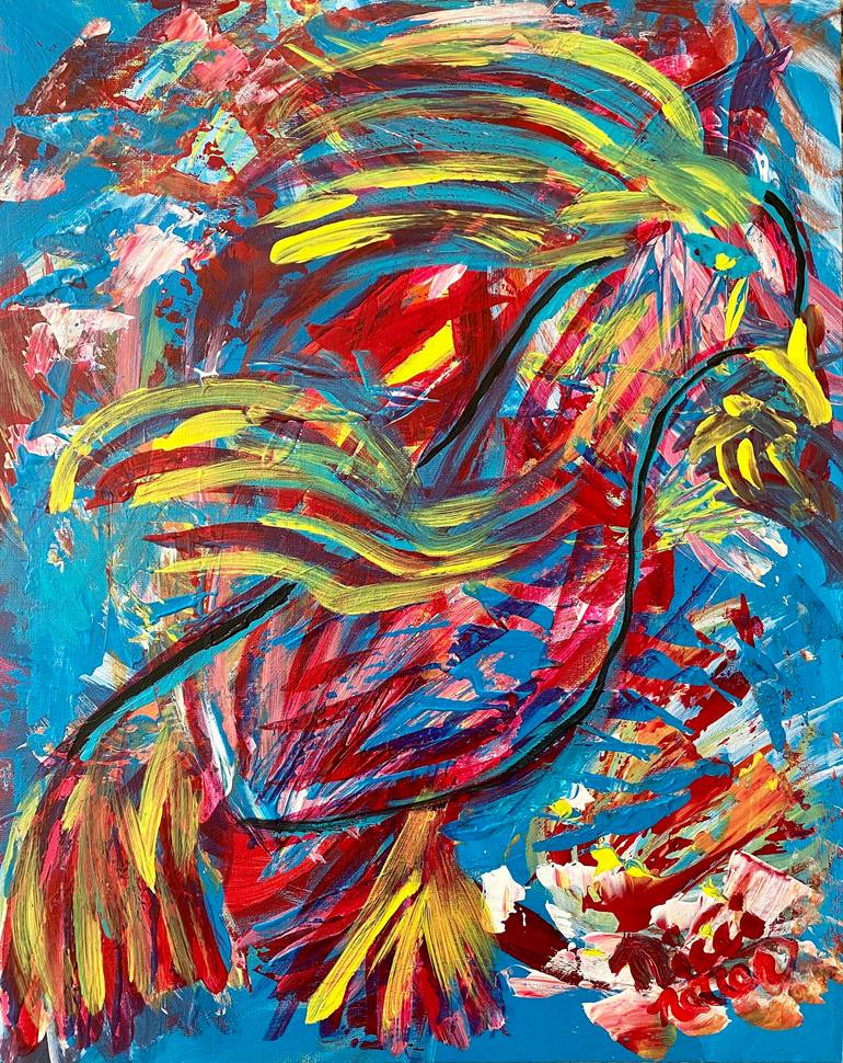 Fly Away Painting by Nicci Netter | Saatchi Art