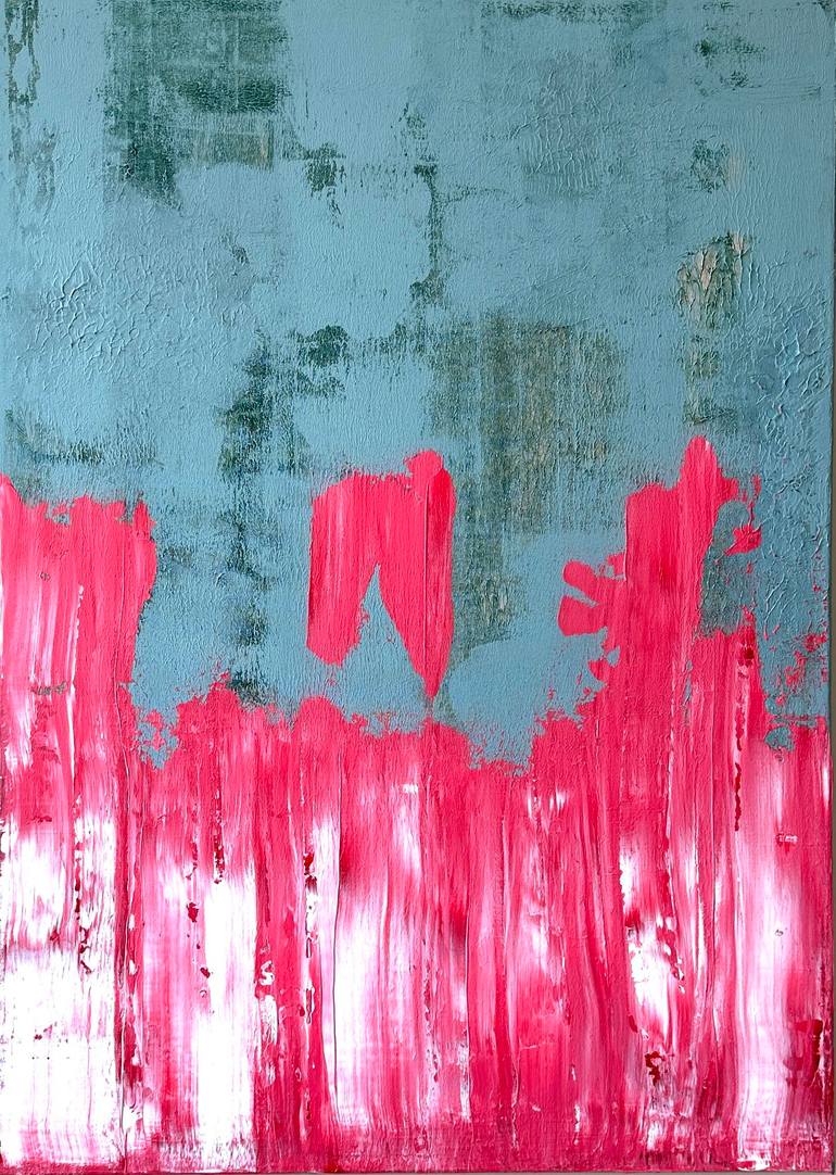 Delicate boldness Painting by Catherine Vanhullebusch | Saatchi Art