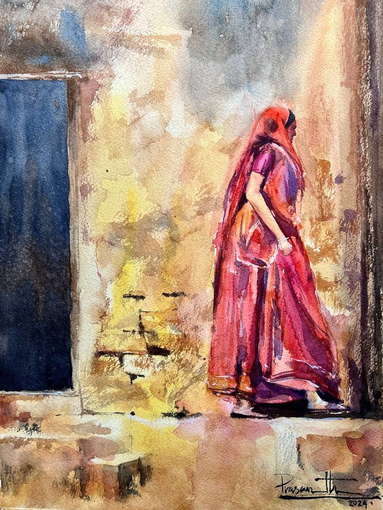 Colourful Indian culture Painting by Prasanth Kp | Saatchi Art