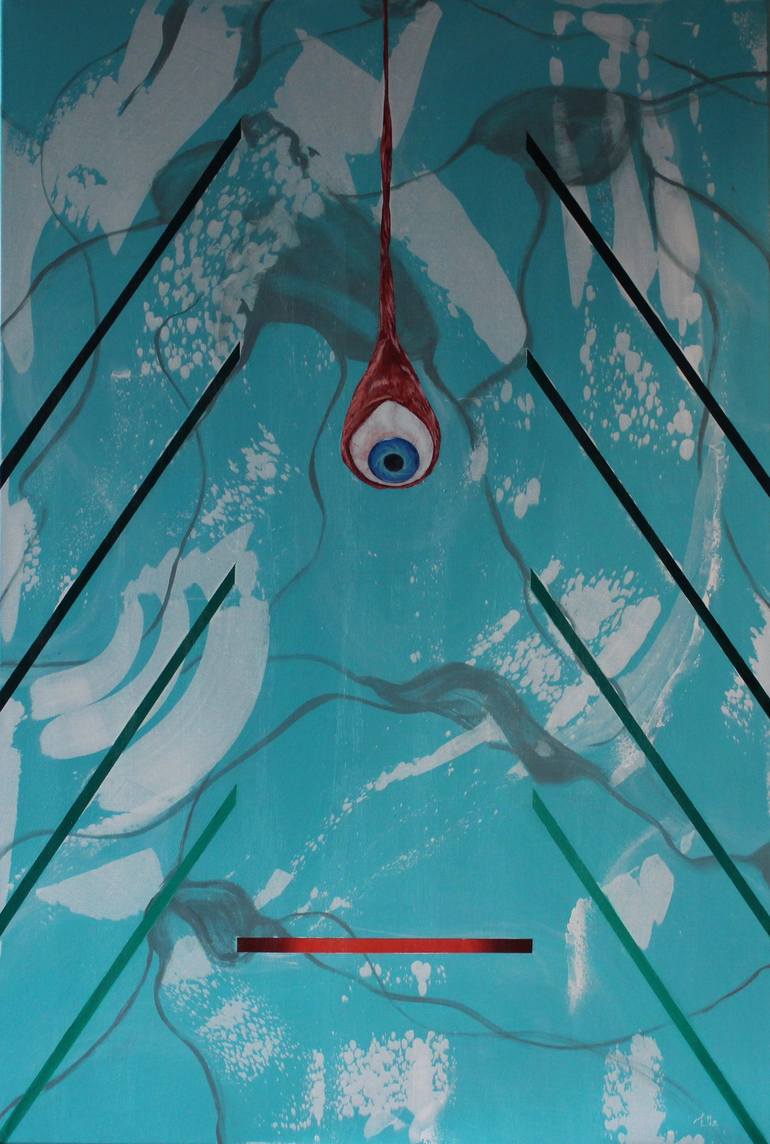 Trapped Under Pressure Painting by Etta O | Saatchi Art