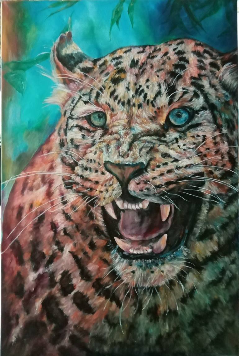 Wild nature Painting by Elvira Nalbat | Saatchi Art