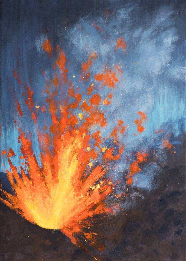 Rupture Painting by Katherine Pieniazek | Saatchi Art