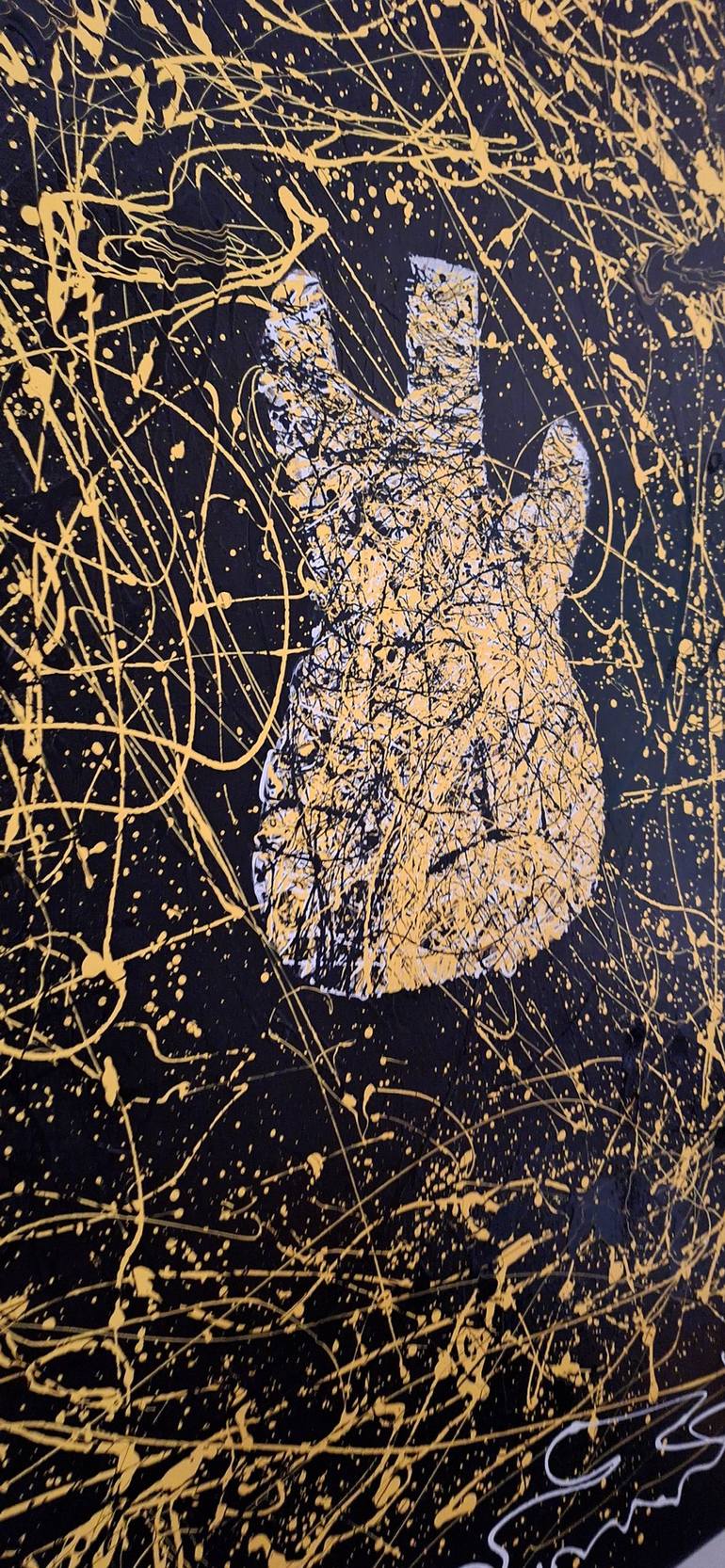 Electric Lady Land Guitar Painting by Shawn Patric Ferguson | Saatchi Art