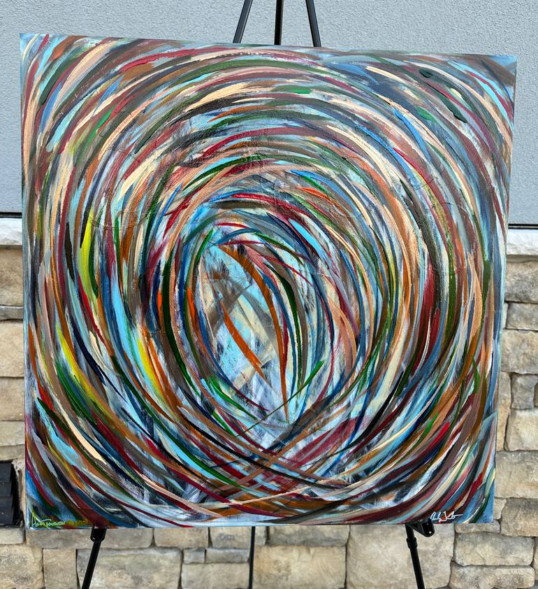 Senses Overwhelmed Painting by Andy Trautwein | Saatchi Art