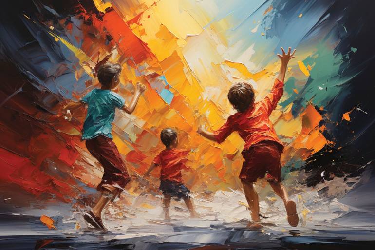 Play Date Digital by David Akande | Saatchi Art