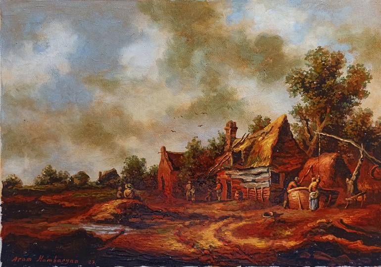 Dutch Landscapes Drawing by Aram Hambaryan | Saatchi Art