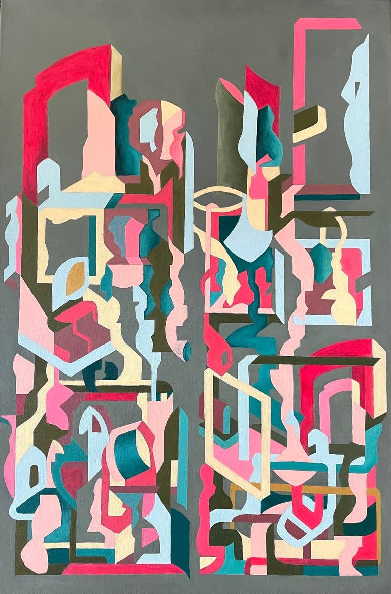 The Expanding Valve #2 Painting by Mia Harlock | Saatchi Art