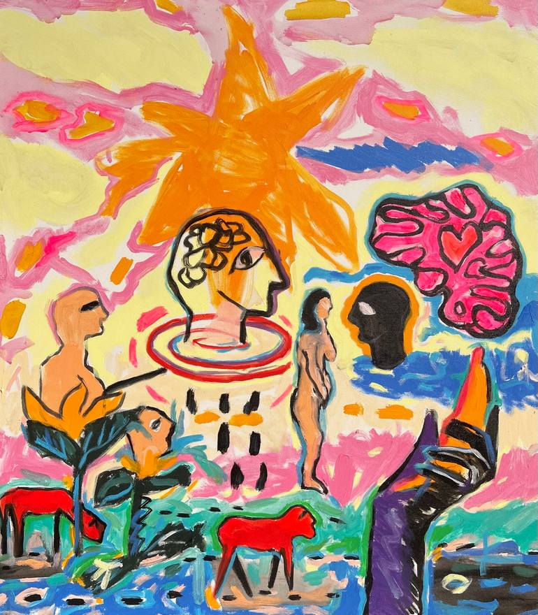 Human 1 Painting by Sang Phan | Saatchi Art