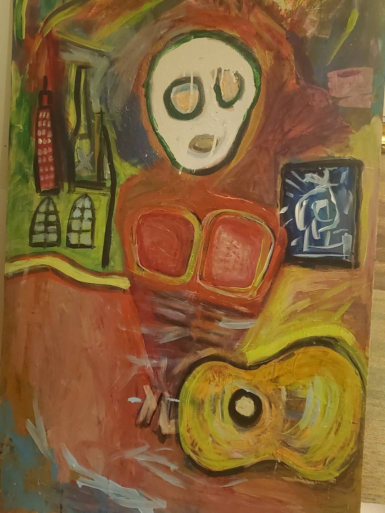 Copy of Shadows of Self control Painting by Anthony Holmes | Saatchi Art