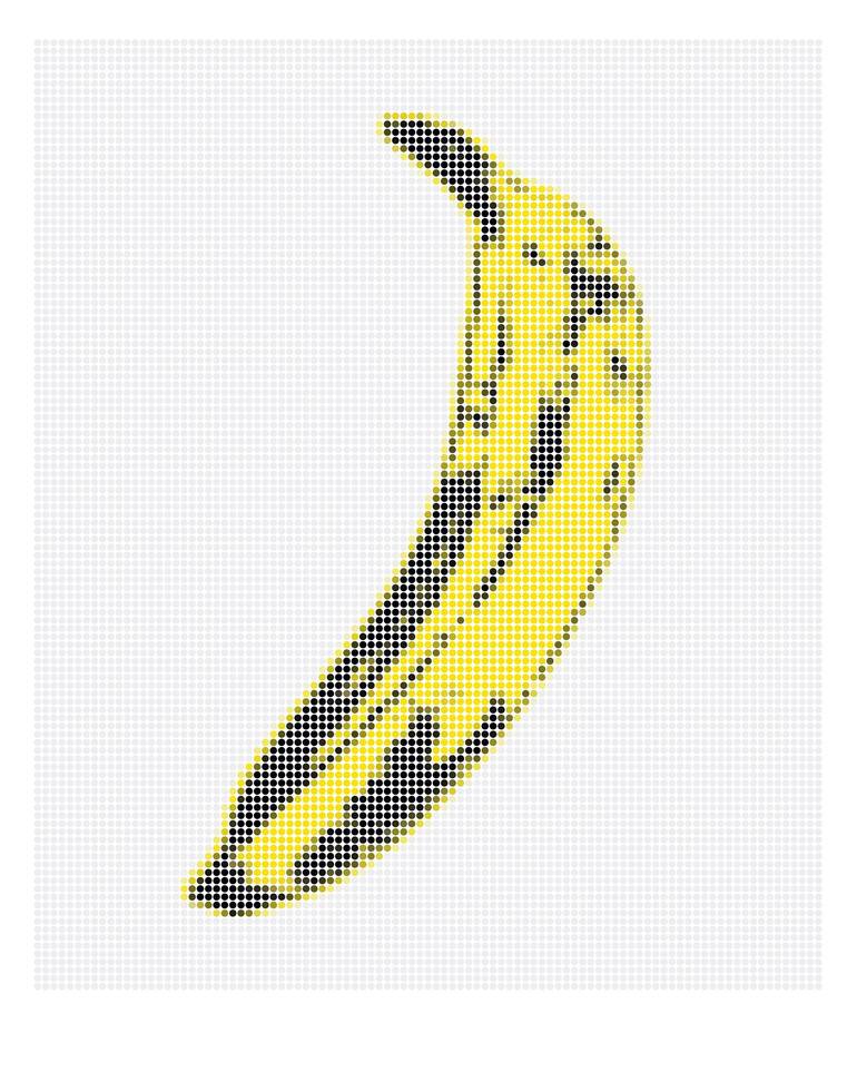 Banana Dots Digital by Decor Art Design | Saatchi Art