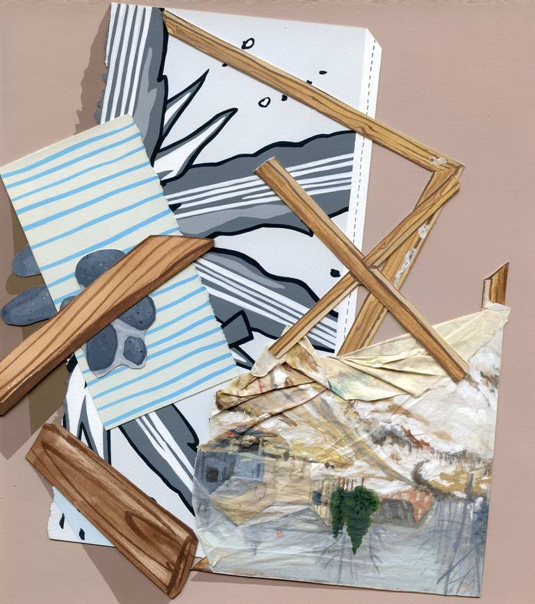 Conundrum (The World Turned Upside Down) Painting by Justin RICHEL ...