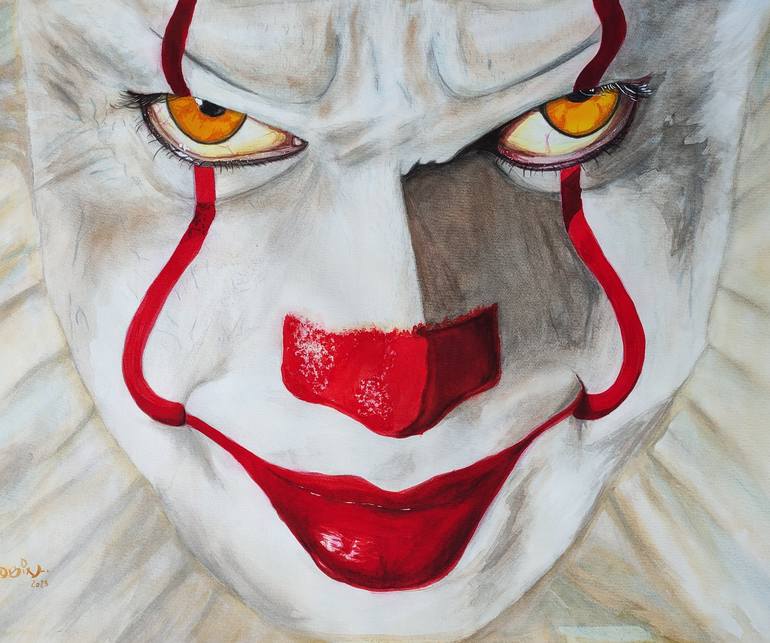 PENNYWISE Painting by Ivan Javier Pedrero Guadarrama | Saatchi Art