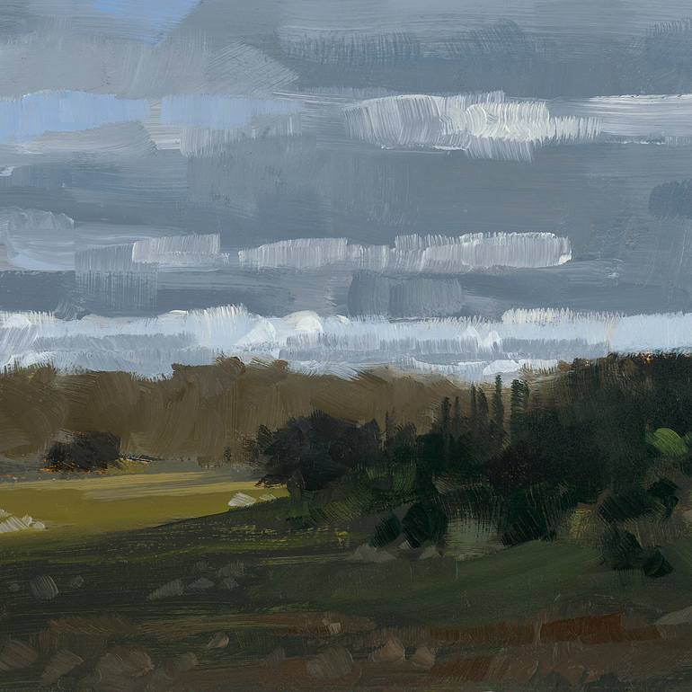 Contrail Painting by Wayne Haag | Saatchi Art