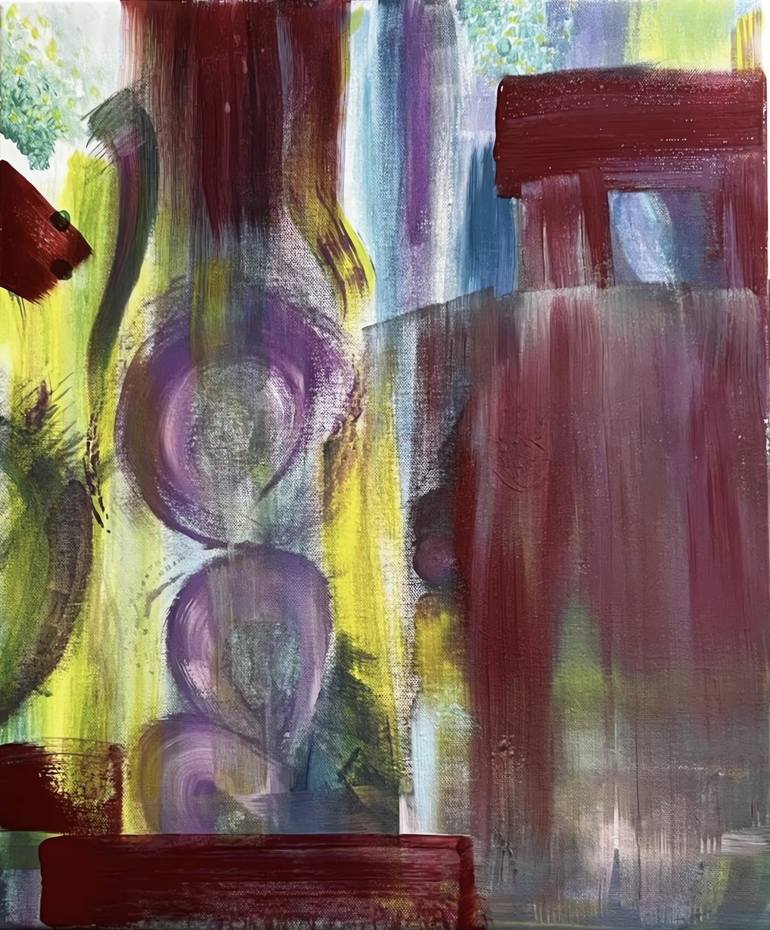 Atlantis: The Abyss House Painting by Patricia Aguilar | Saatchi Art