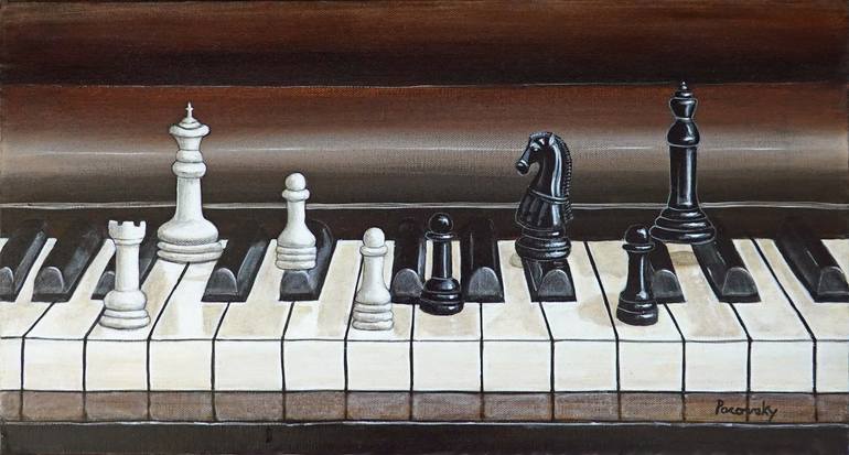 war and peace Painting by John Pacovsky | Saatchi Art