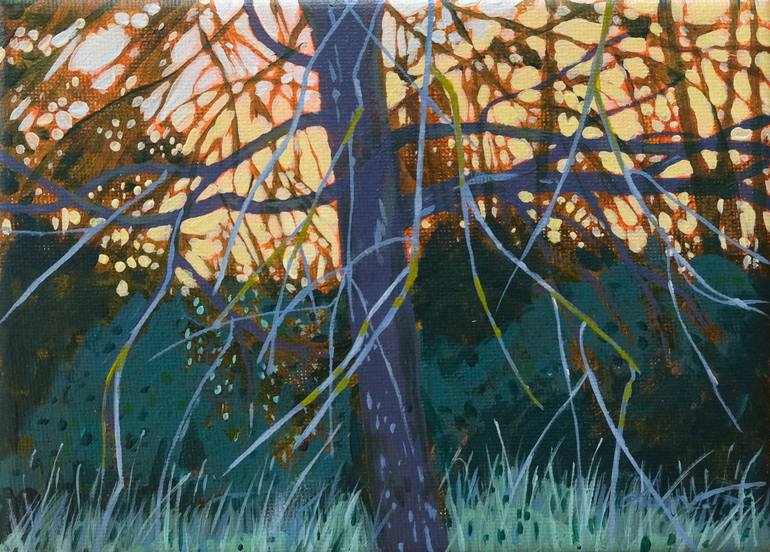 A Tree Painting by Chun Chun | Saatchi Art