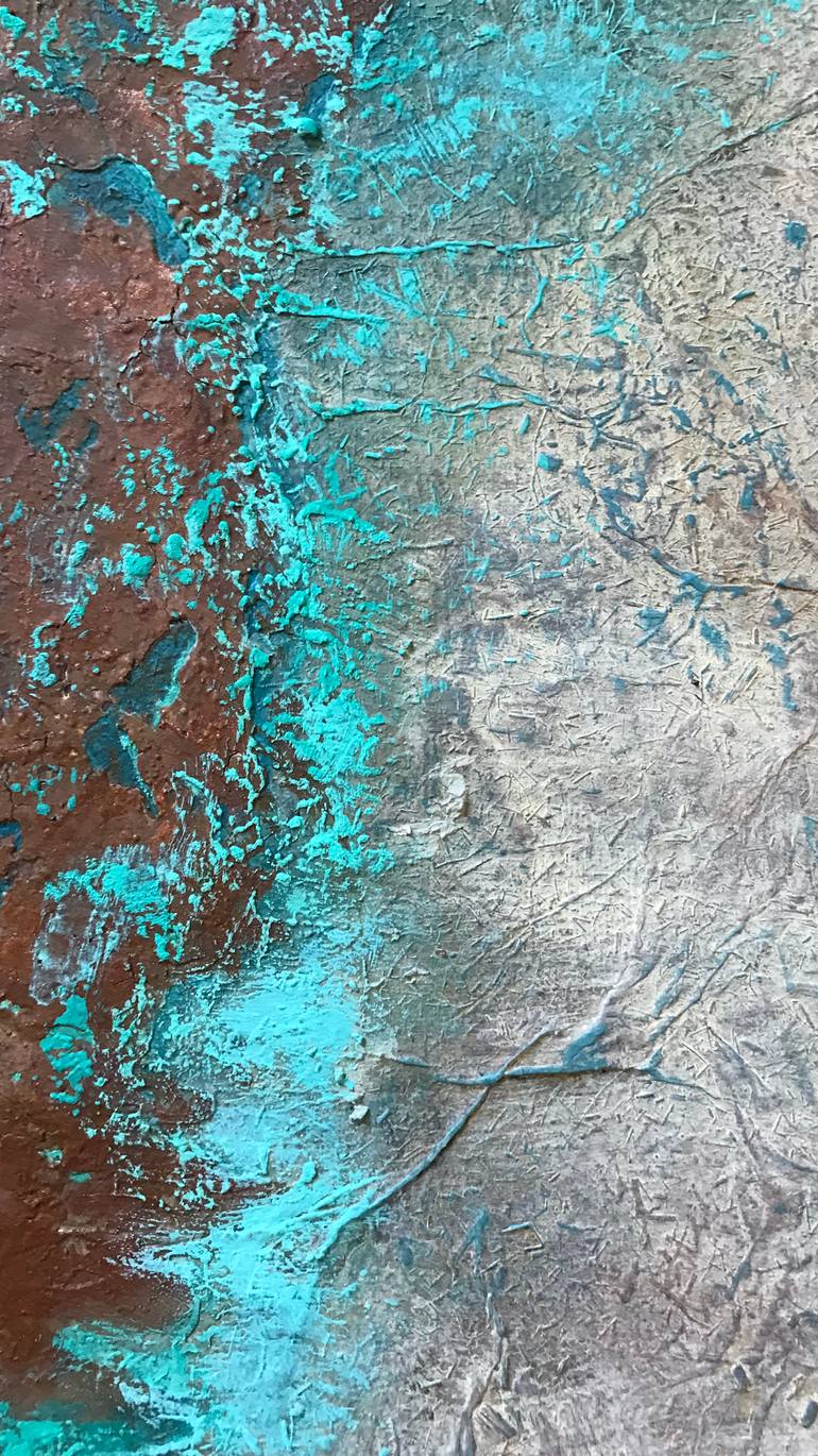 Copper Patina Painting by Linda Hamilton | Saatchi Art
