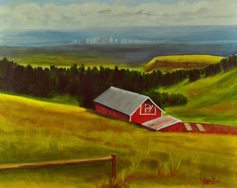 All the Way to Kansas Painting by Linda Hamilton | Saatchi Art
