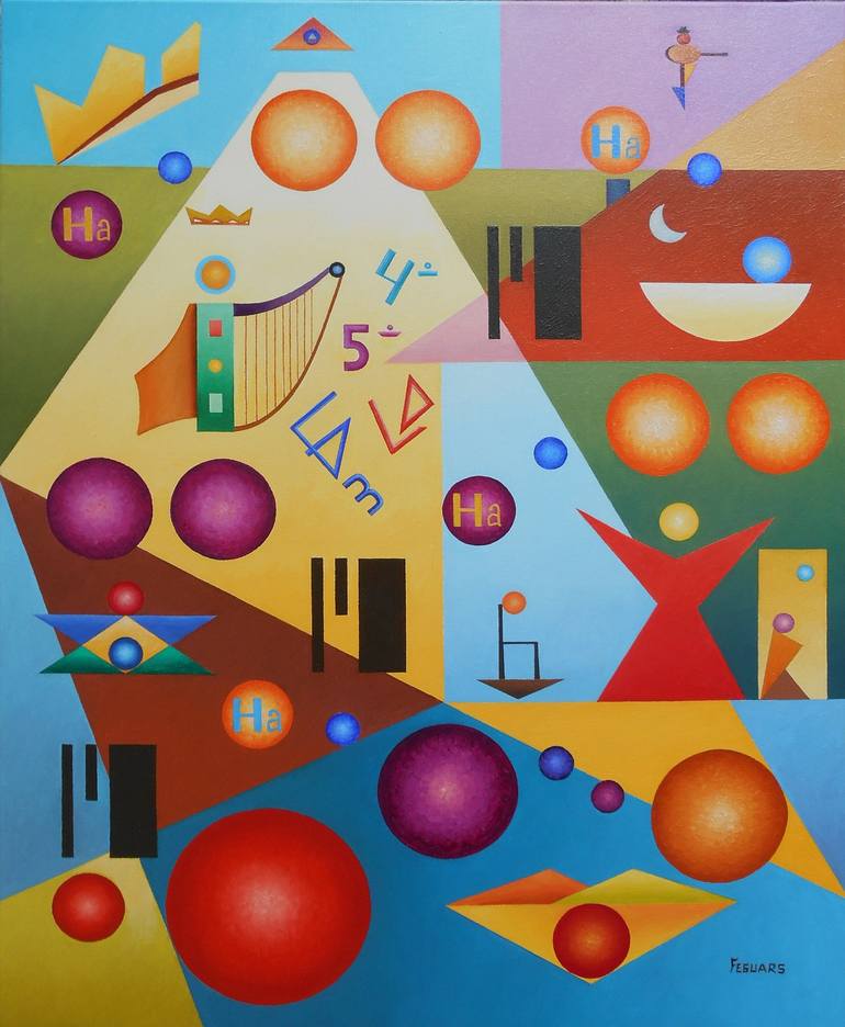 Hallelujah Painting by Joaquín Ferrer Guallar | Saatchi Art