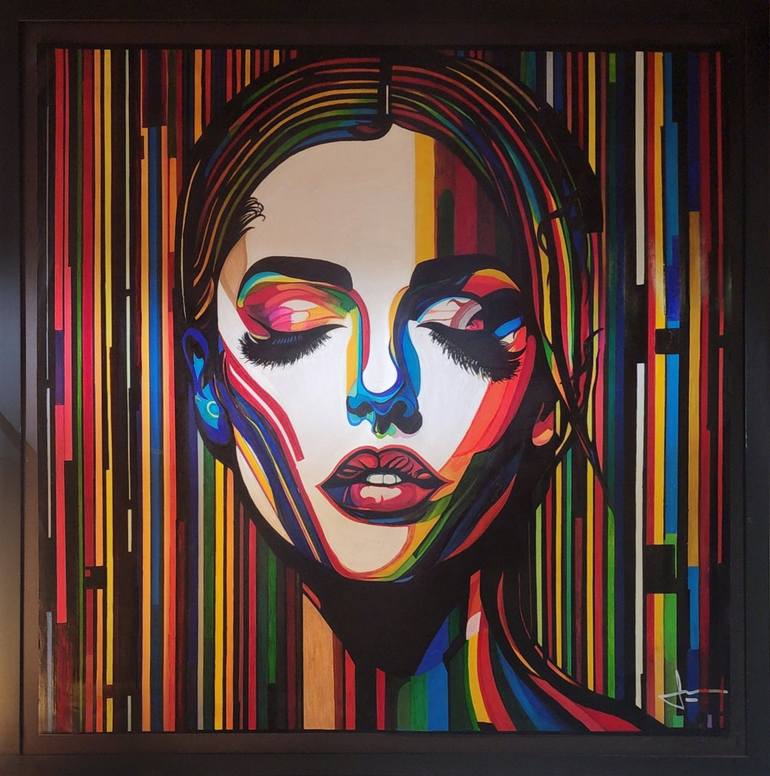 #IV from Radiant Elegance Series Painting by Sam Simeone | Saatchi Art