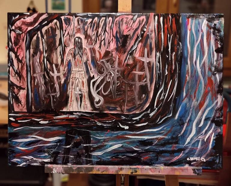 Black Mistery Painting by James Curzi | Saatchi Art