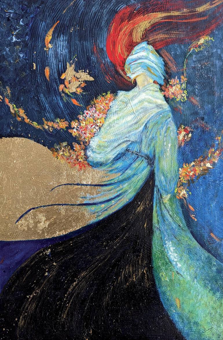 Onna Musha Painting by Rabeea Noor | Saatchi Art