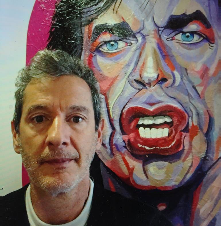 Mick Jagger - Angry - Rolling Stones Giant Painting by Diego Martin ...