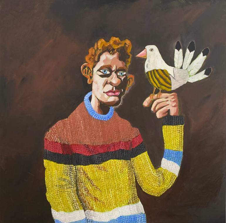 What kind of bird are you Painting by Ferran Vidal | Saatchi Art