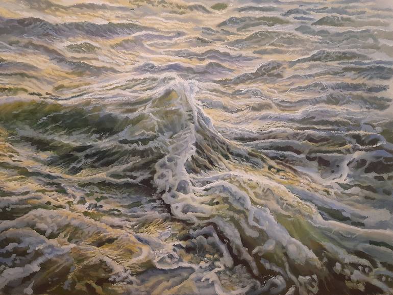 Ocean Painting by Emilio Lopez Diez | Saatchi Art