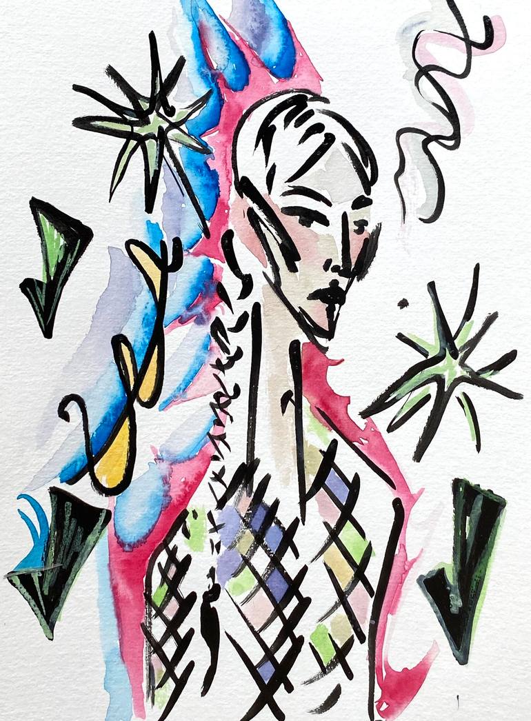 Experimental music #3 Painting by Elena Grazia | Saatchi Art