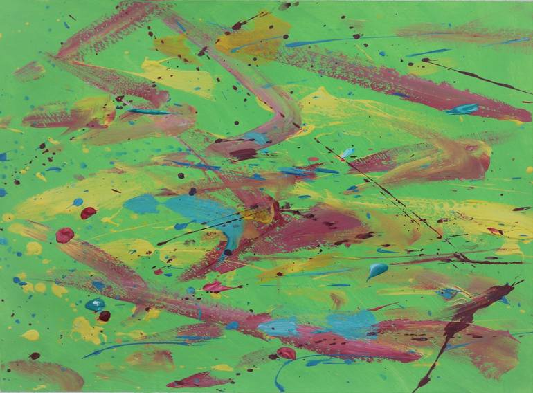 Slack Life Painting by Sirui Guo | Saatchi Art