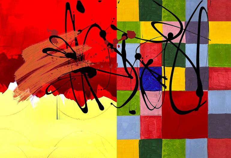 Writing Painting by Galina Sukhova | Saatchi Art