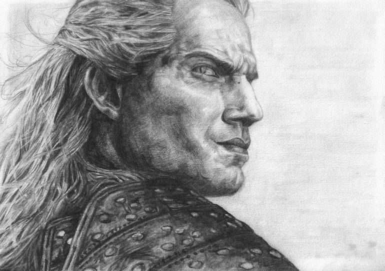 Witcher Drawing by Aleksandar Draskovic | Saatchi Art