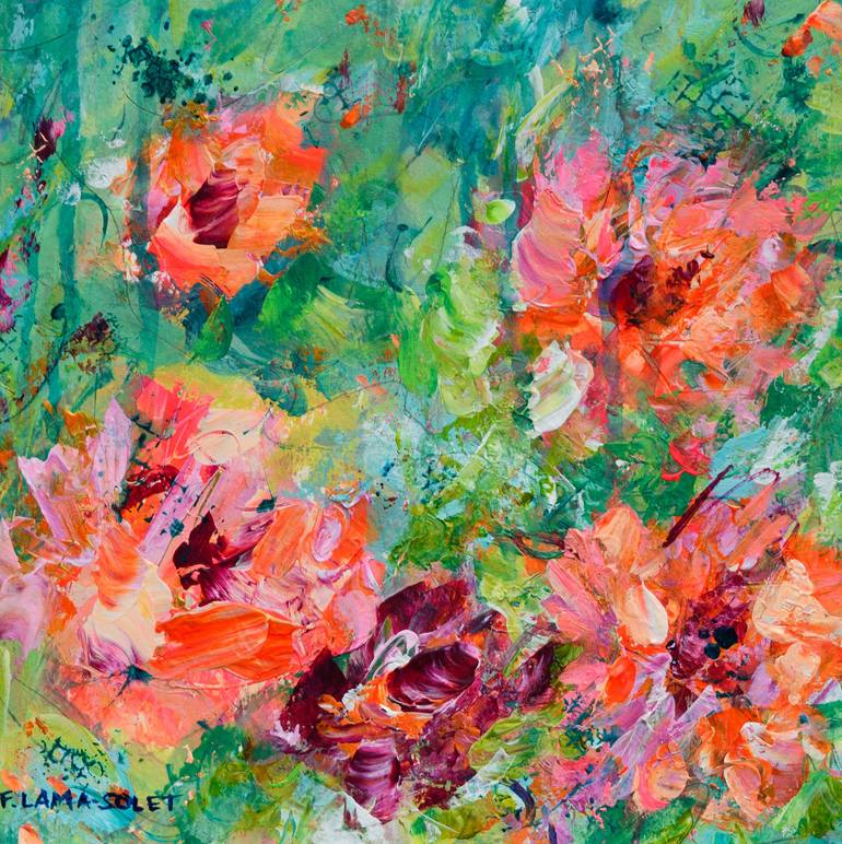 Summer Cocktail Painting by Francoise Lama-Solet | Saatchi Art
