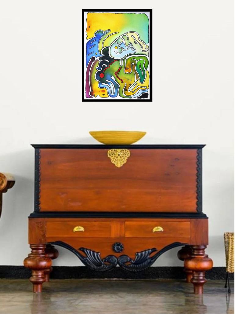 MARACUJÁ Painting by Jean Philippe JANVRIN | Saatchi Art