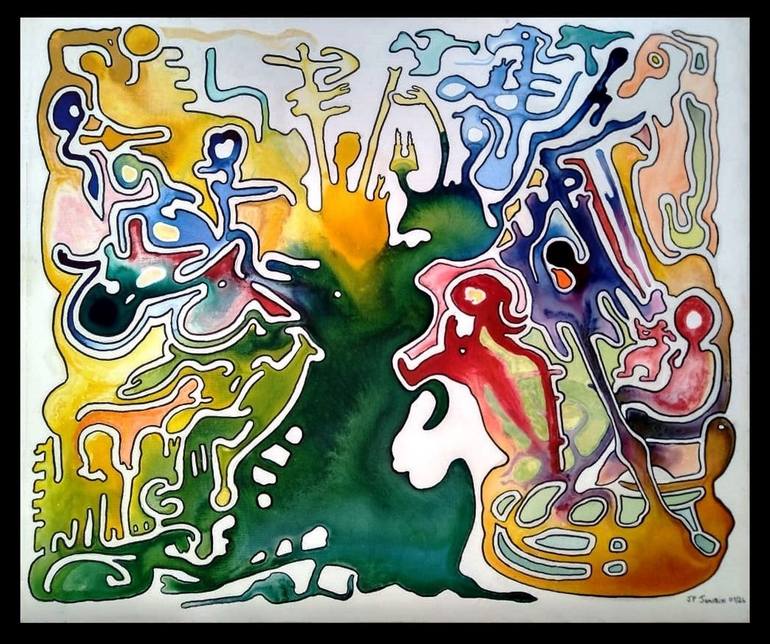 Summer The Life Painting by Jean Philippe JANVRIN | Saatchi Art