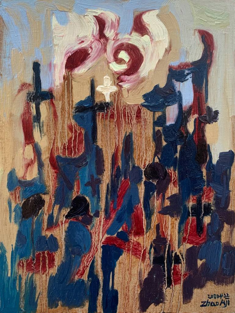 Holy Light Painting by Andy Edward Zhao | Saatchi Art