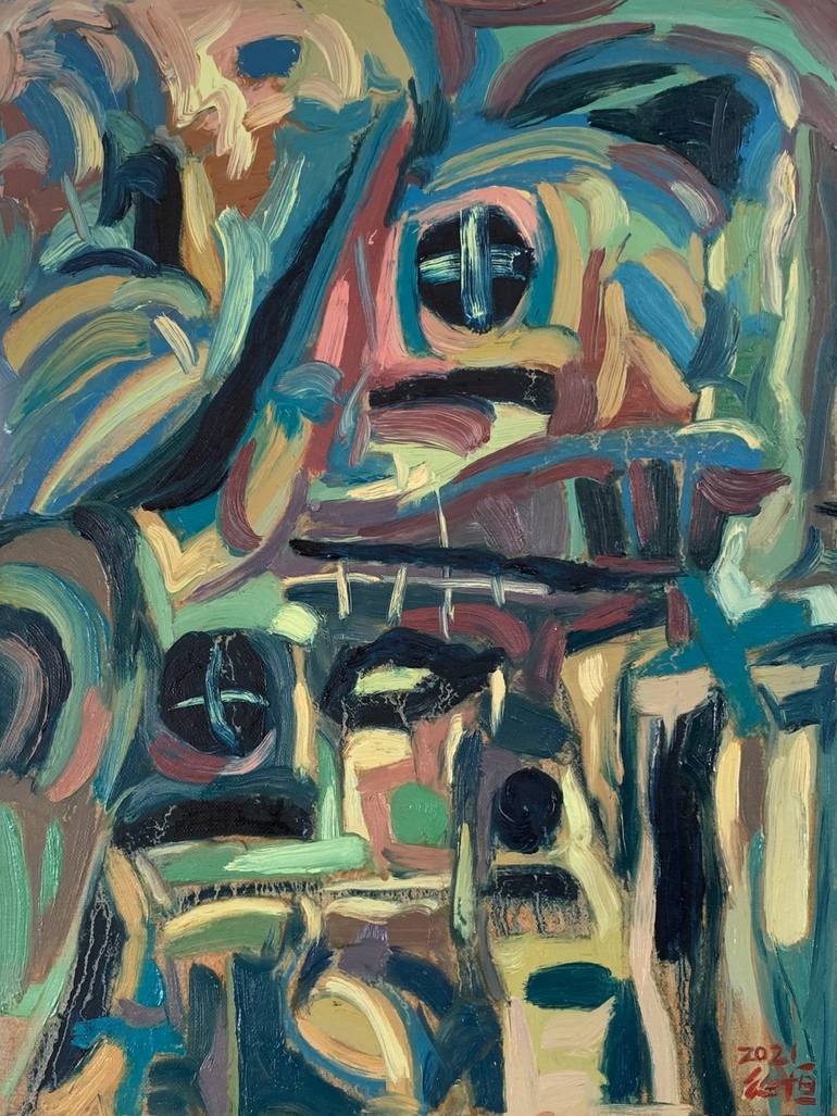 Broken Hearts Painting by Andy Edward Zhao | Saatchi Art