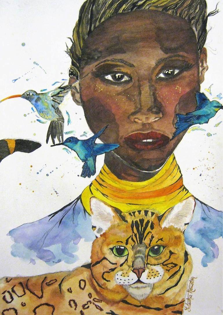 Hum Drawing by Latesha Houston | Saatchi Art