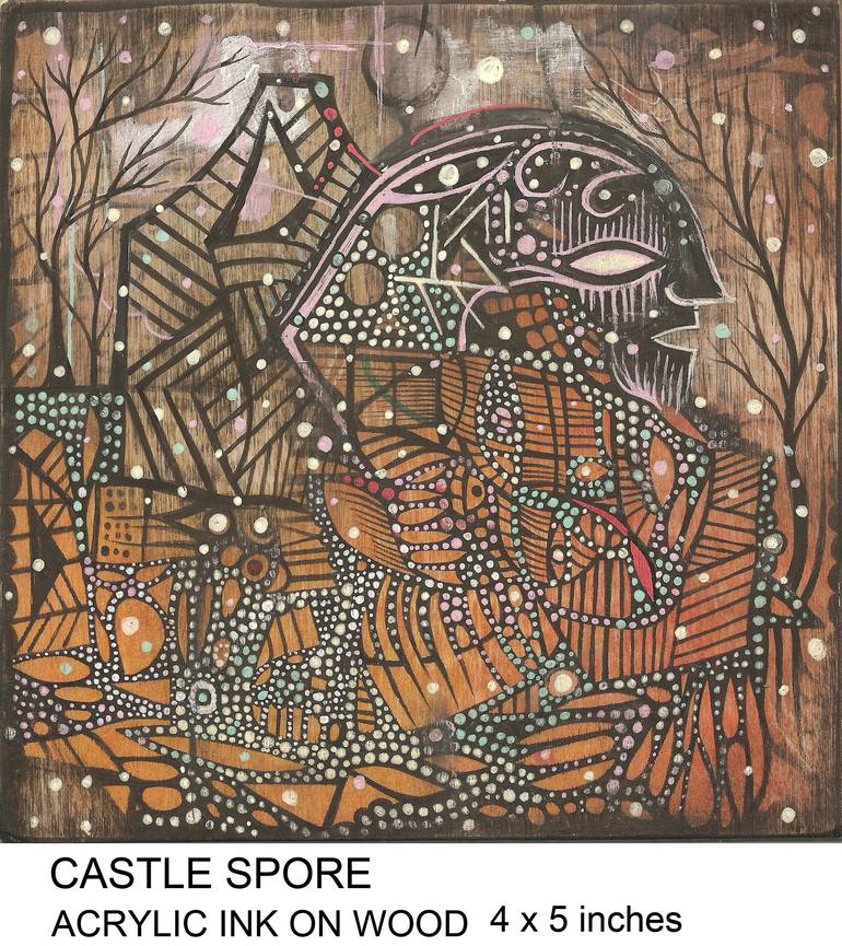 CASTLE SPORE Drawing by gabe felice | Saatchi Art