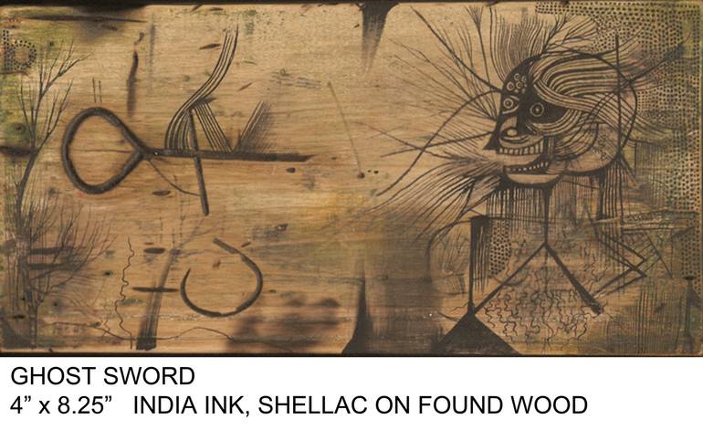 GHOST SWORD Drawing by gabe felice | Saatchi Art