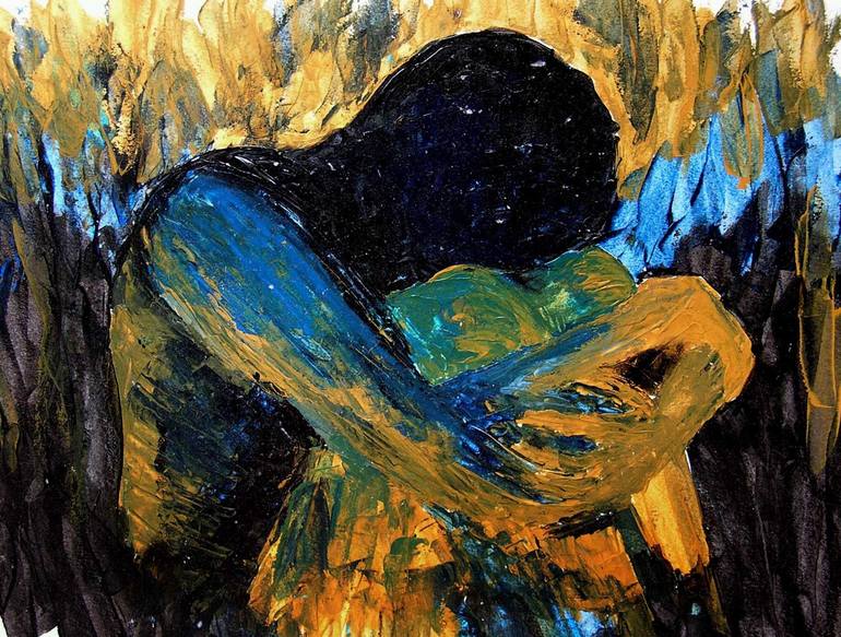 Nameless. Faceless. Painting by Ishrath Humairah | Saatchi Art