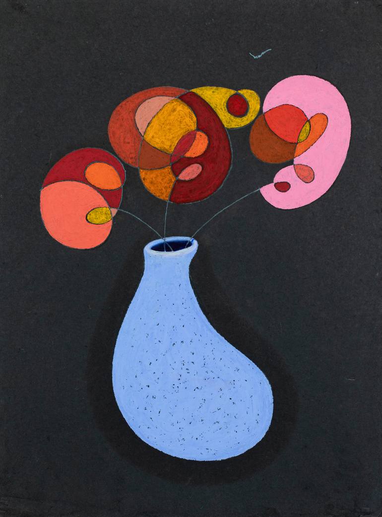 Blue Vase Painting by Igor Sokol | Saatchi Art